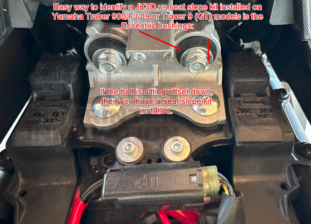 Check your used Yamaha Tracer for a JK3D.us Seat Slope Kit before ...